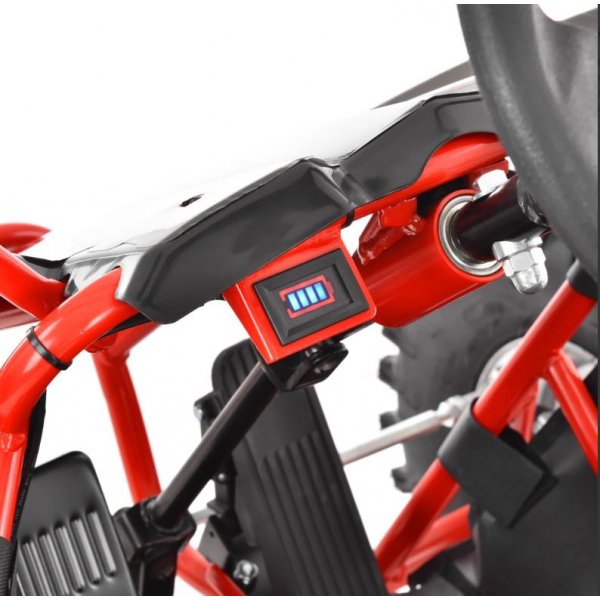 Crosskart / Mini-UTV för barn - 500W - röd + Låskätting - 34195 kr ...