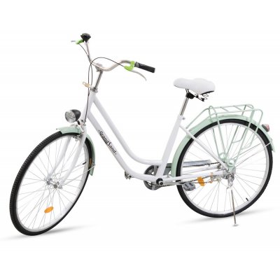 Damcykel Classic 26 - Vit & pistagegrön - 3895 kr - Damcyklar - Hemfint.se